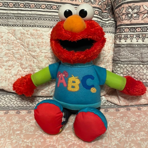 Hasbro | Toys | Talking Singing Elmo Sesame Street Hasbro Plush | Poshmark